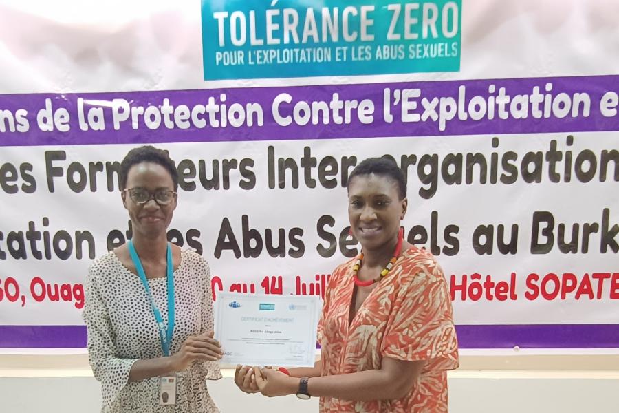 Atelier de formation des formateurs en protection contre l’exploitation et les abus Sexuels ...